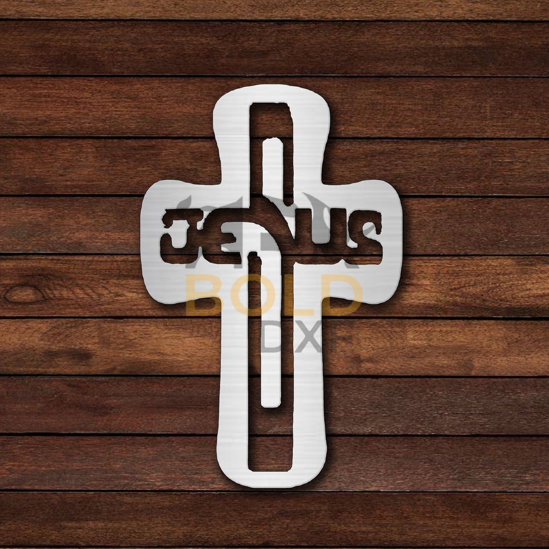 Jesus Cross DXF & SVG - Etsy