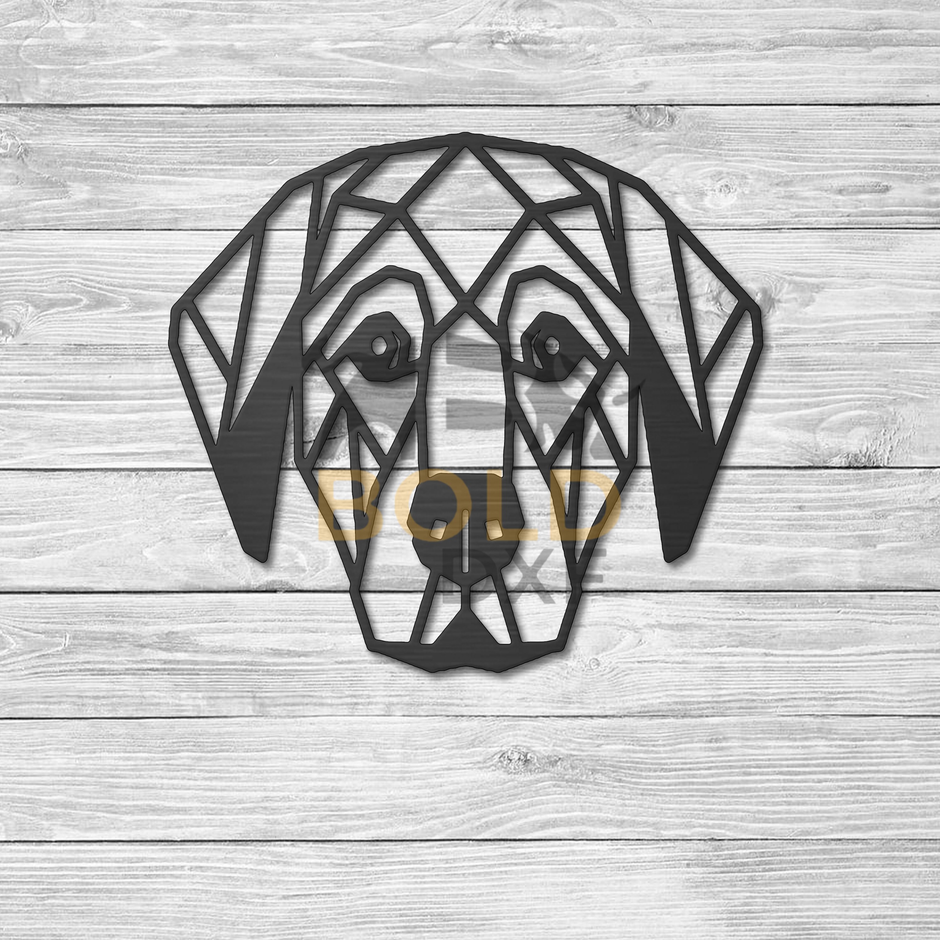 Geometric Dog DXF & SVG - Etsy
