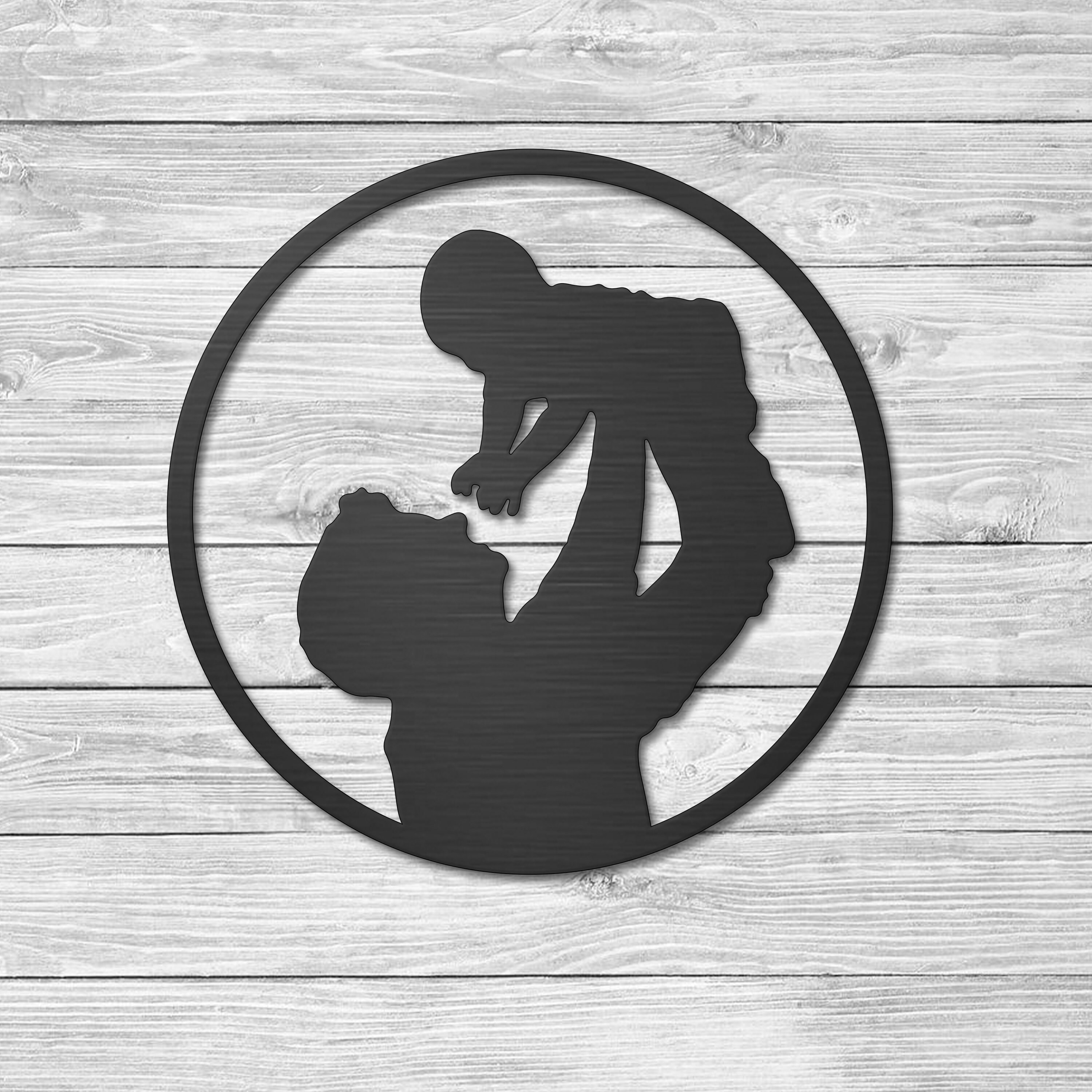 Father and Child DXF & SVG - Etsy