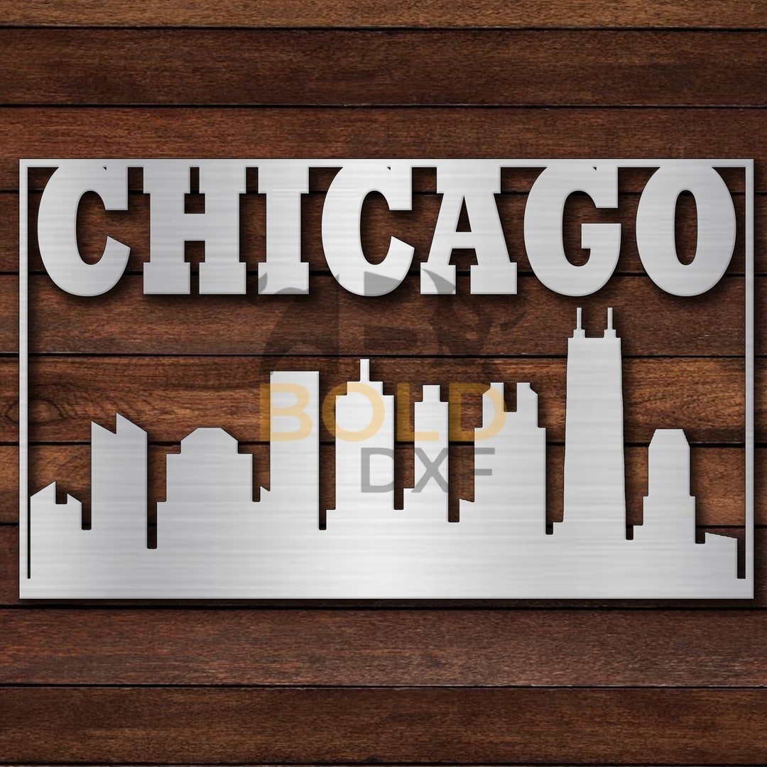 Chicago DXF & SVG - Etsy