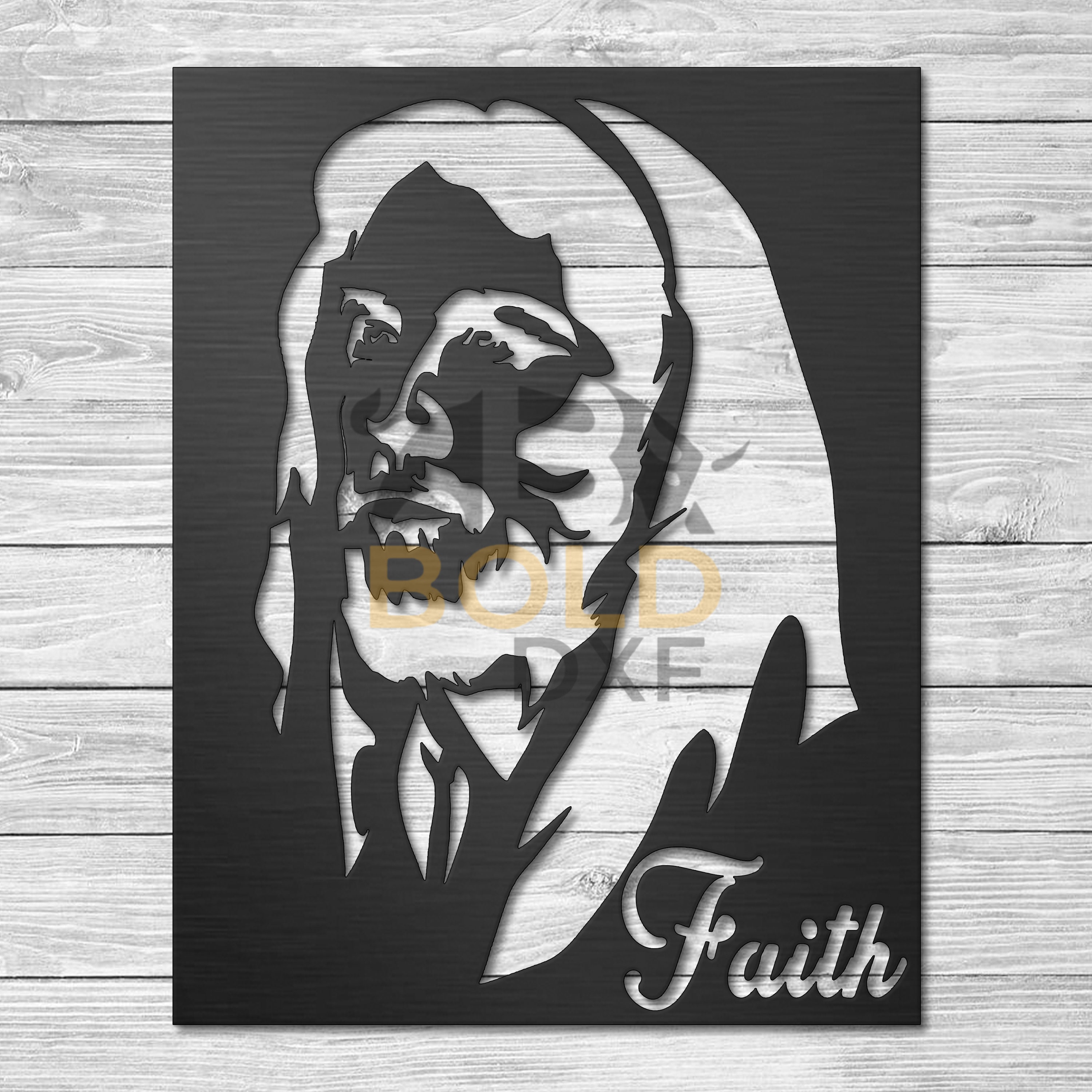 Jesus Christ Faith DXF & SVG - Etsy