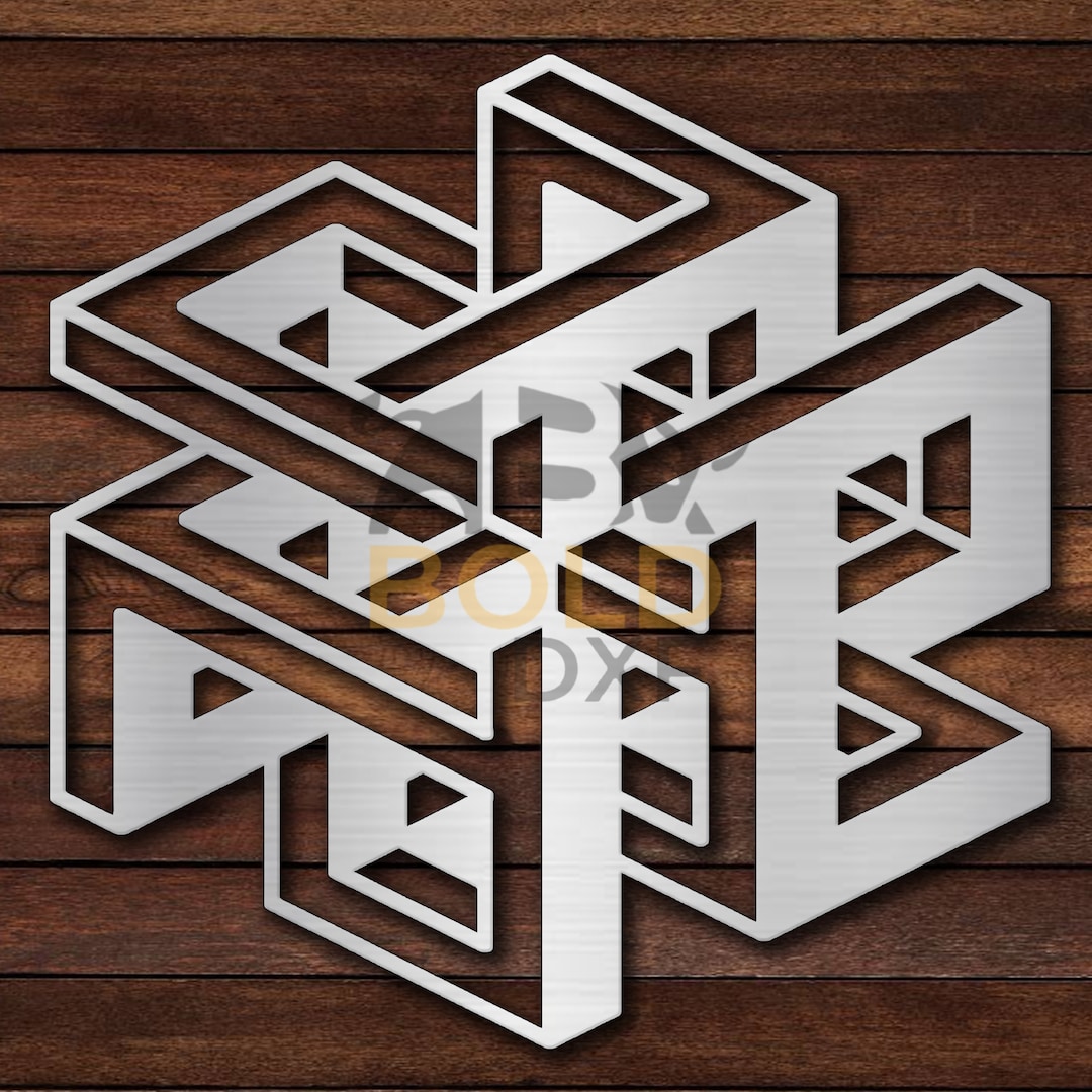 Optical Illusion Design 8 DXF & SVG - Etsy