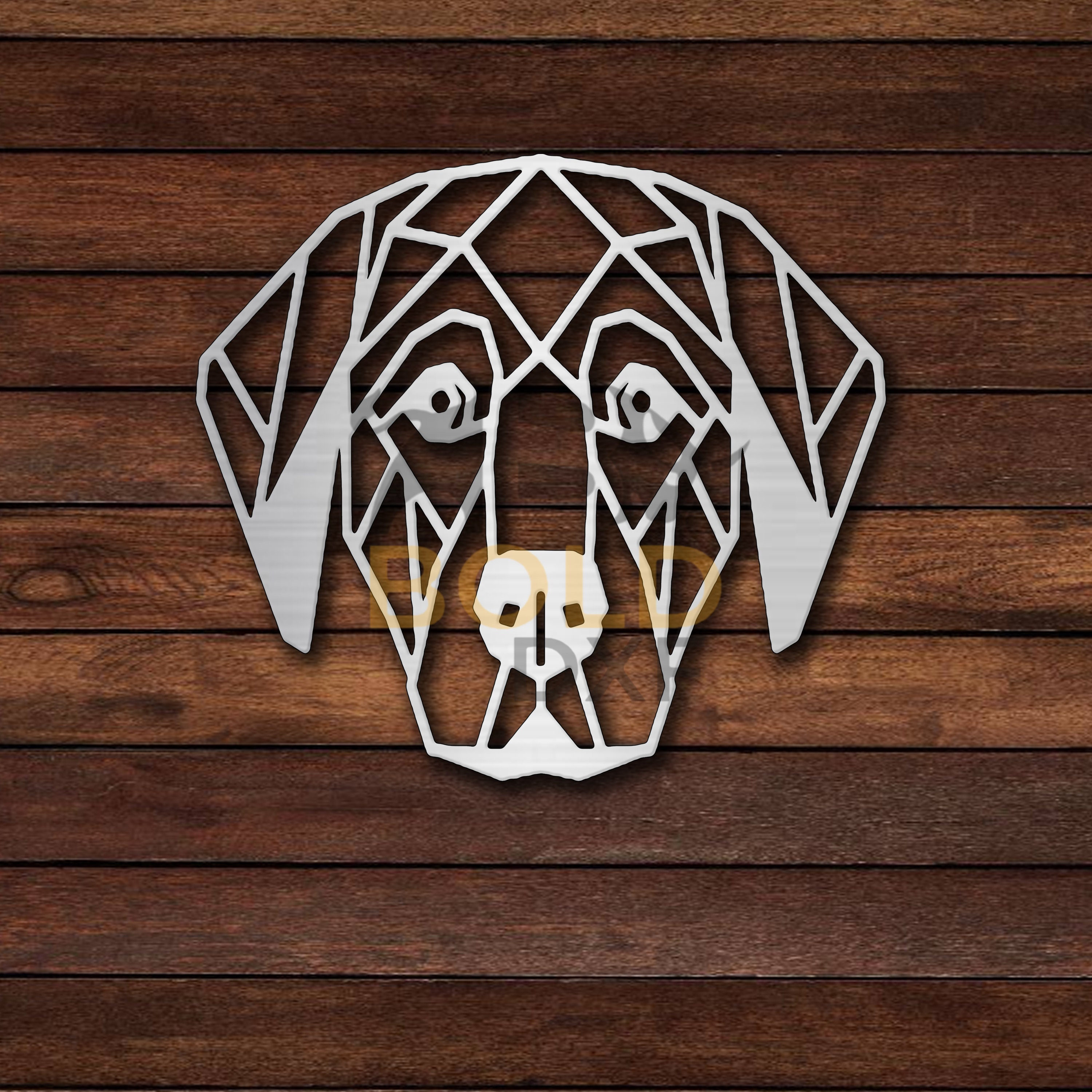 Geometric Dog DXF & SVG - Etsy