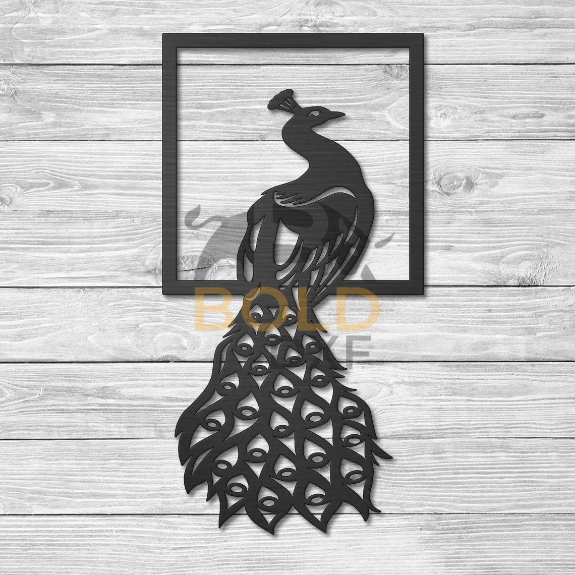 Peacock DXF & SVG - Etsy