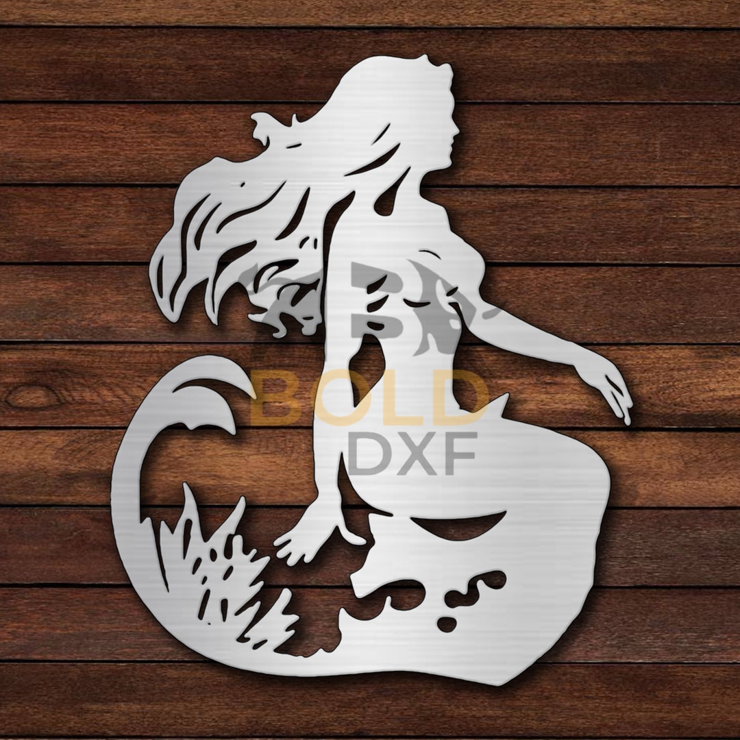 Mermaid DXF & SVG - Etsy
