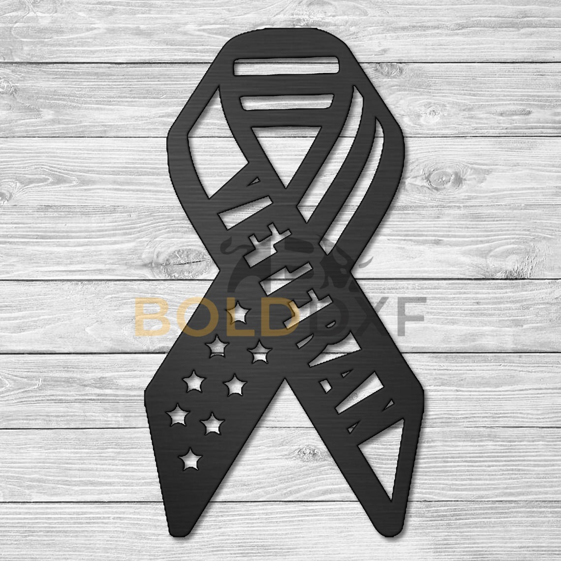 Veteran Ribbon DXF & SVG - Etsy