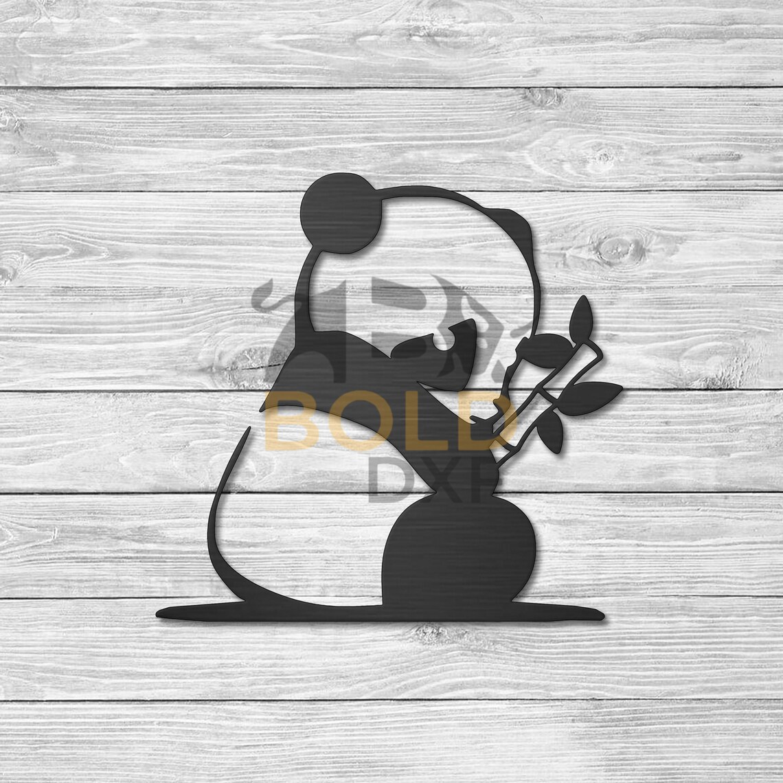Panda DXF & SVG - Etsy