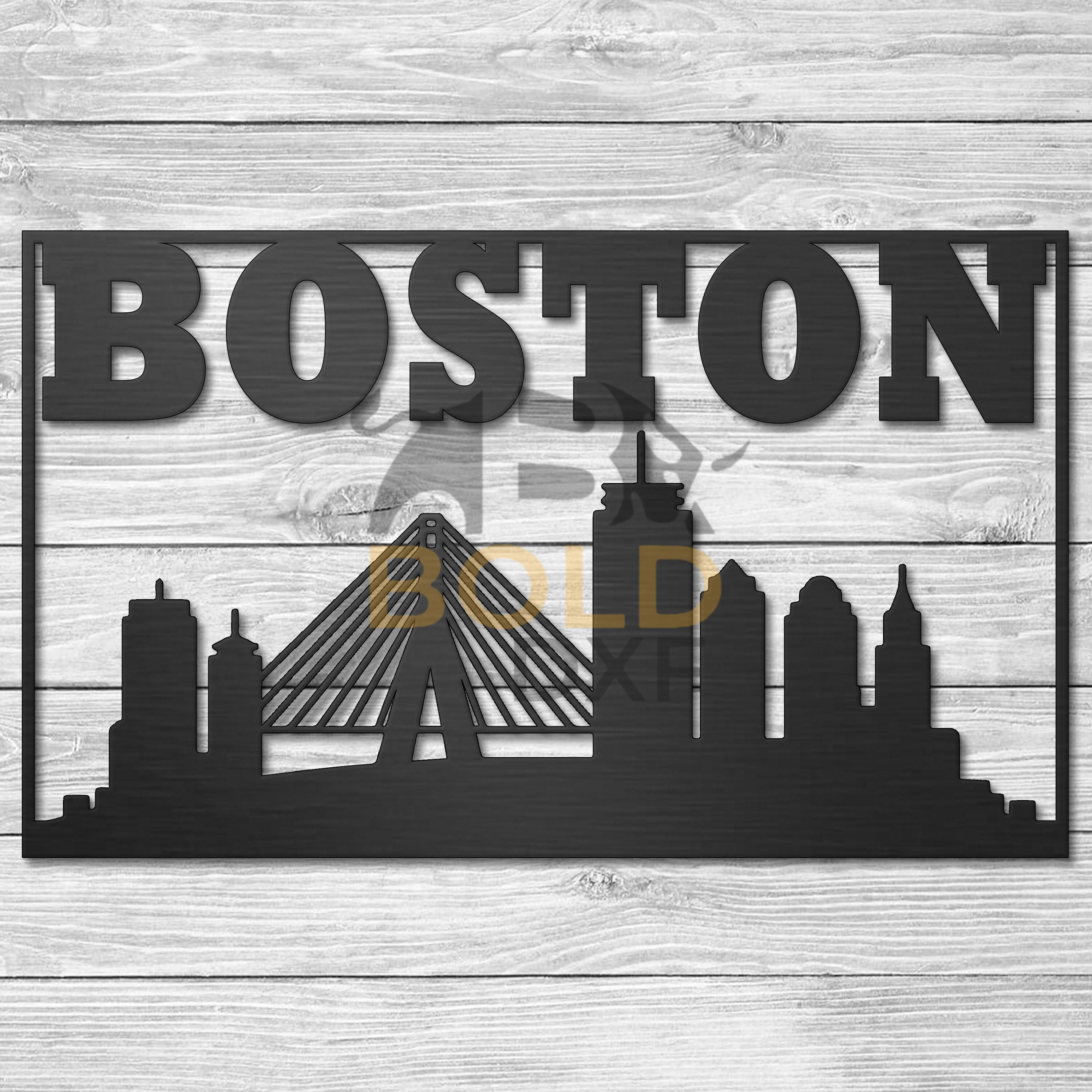 Boston DXF & SVG - Etsy