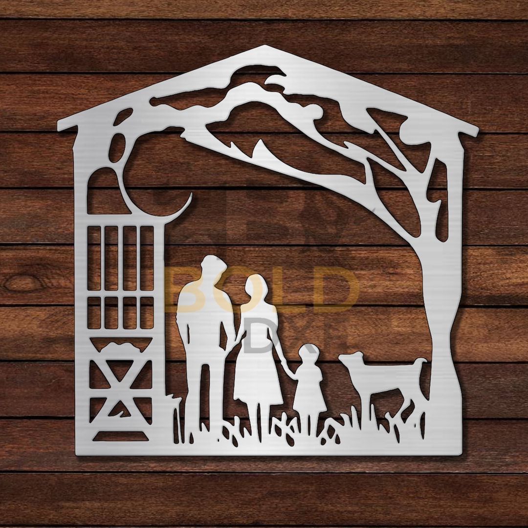 Farm House Design 1 DXF & SVG - Etsy