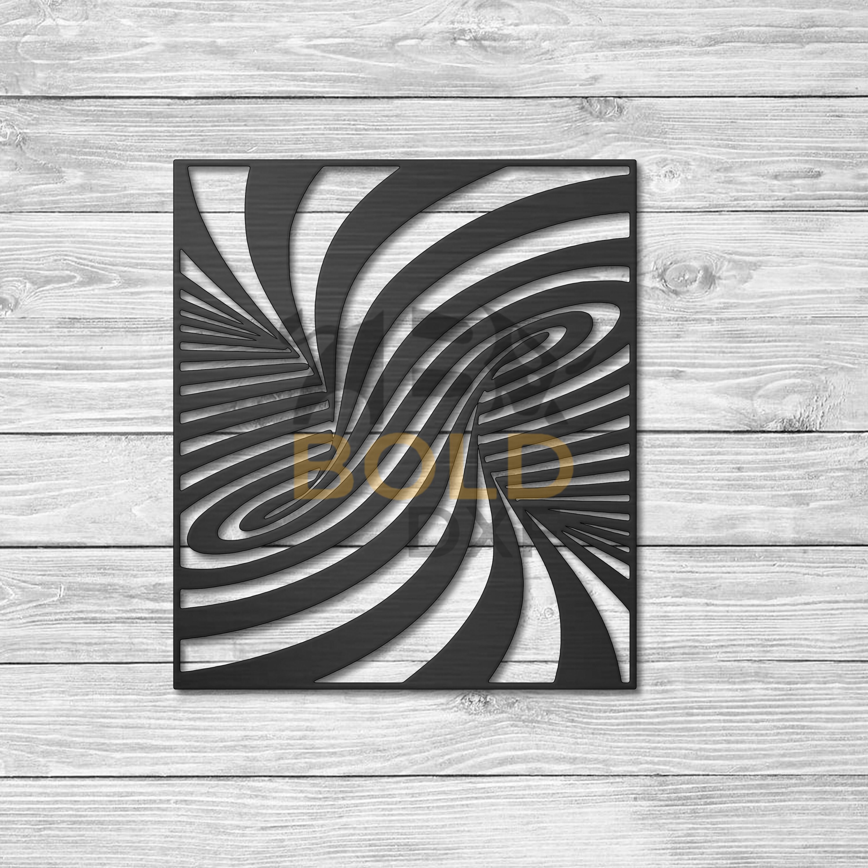 Optical Illusion Design 4 DXF & SVG - Etsy