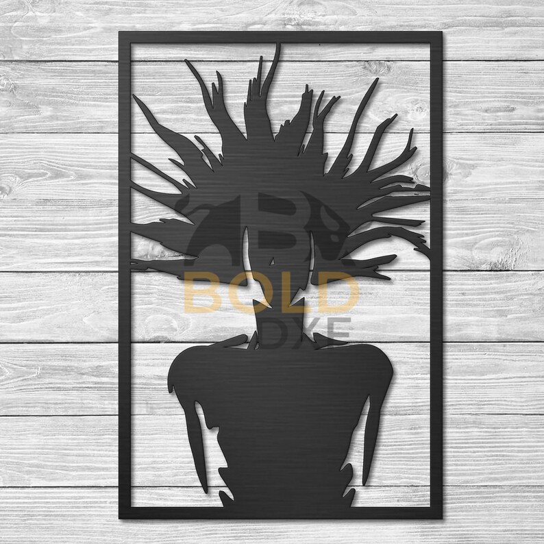 Woman Hair DXF & SVG - Etsy