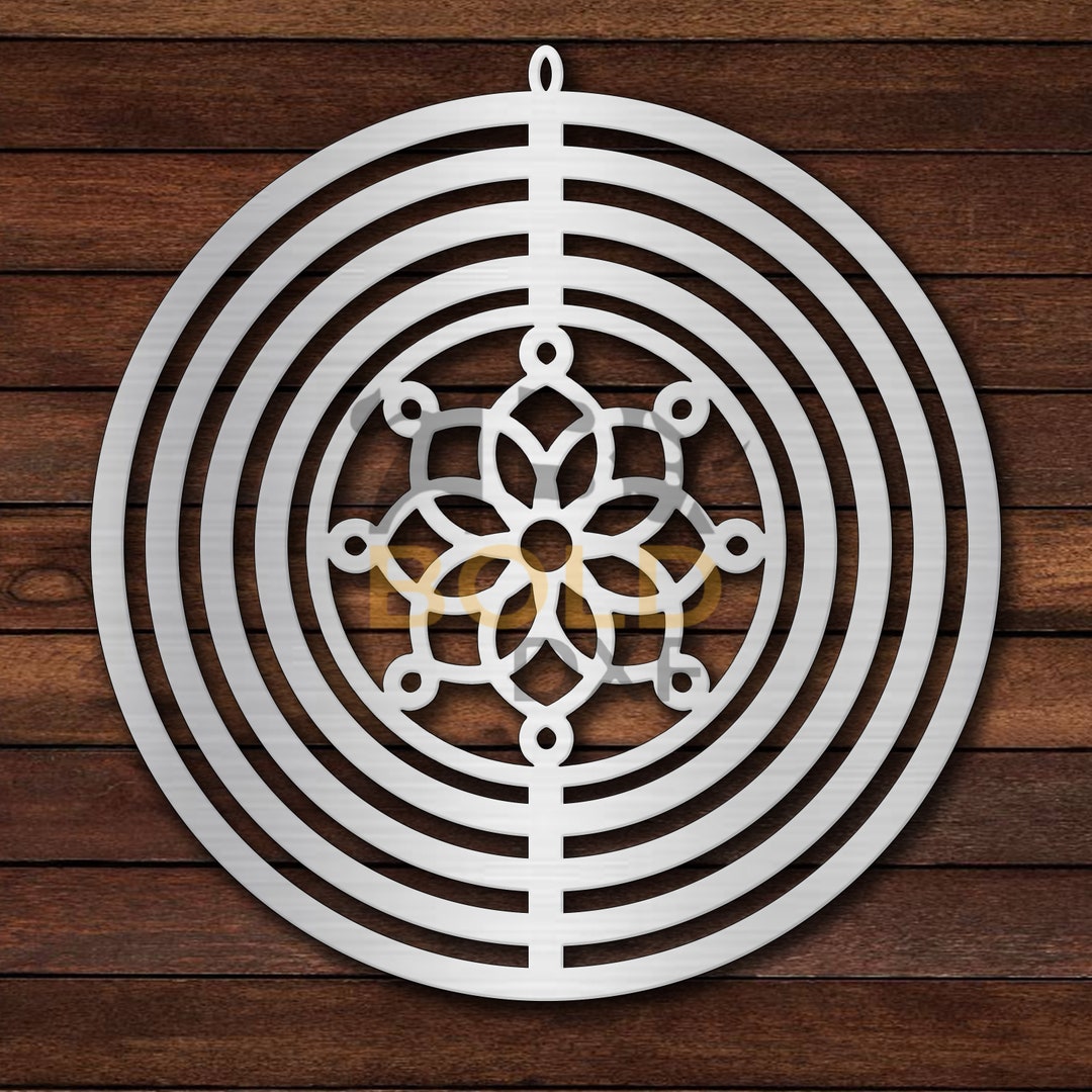 Wind Spinner Trivet DXF & SVG - Etsy