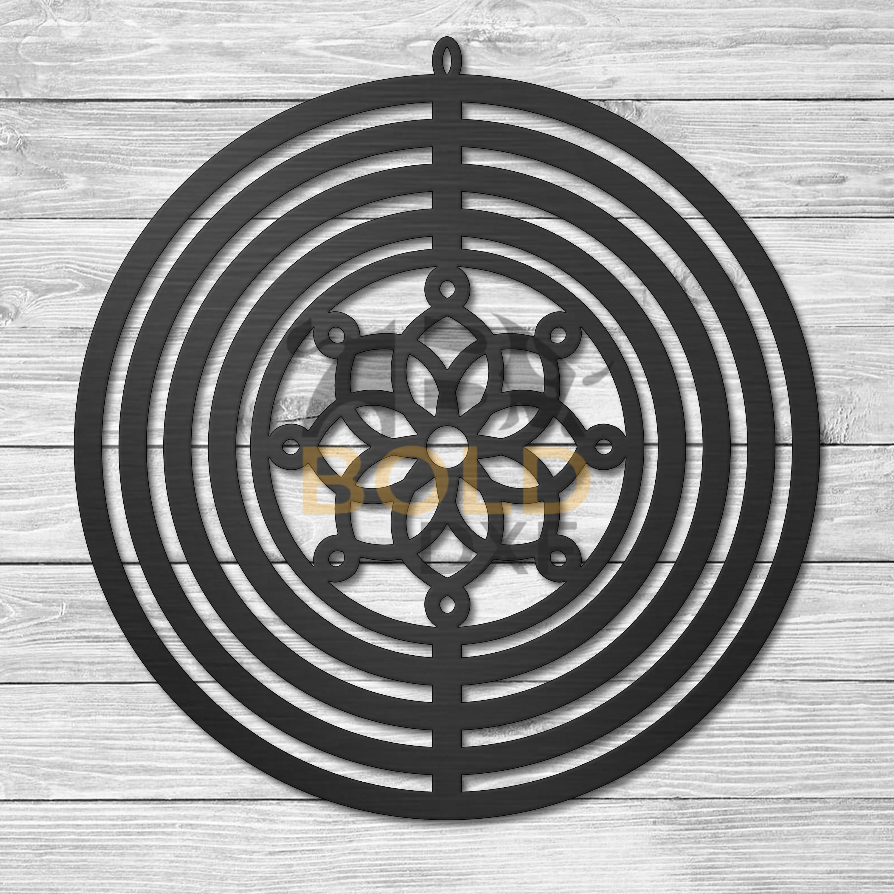 Wind Spinner Trivet DXF & SVG - Etsy