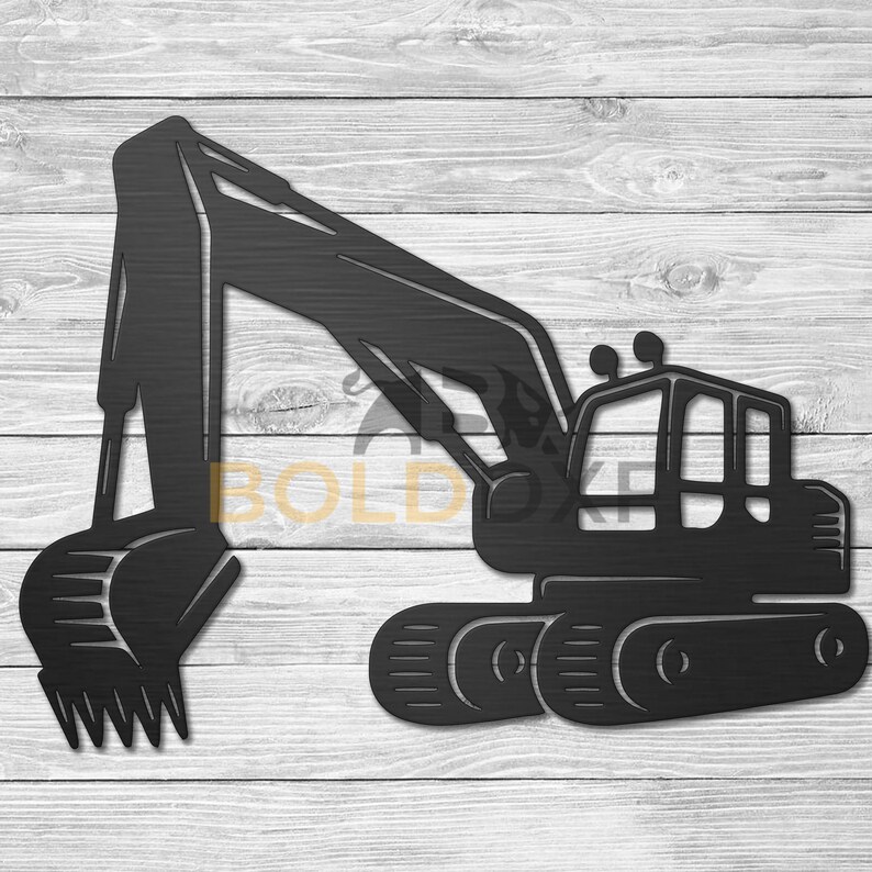 Excavator DXF & SVG - Etsy