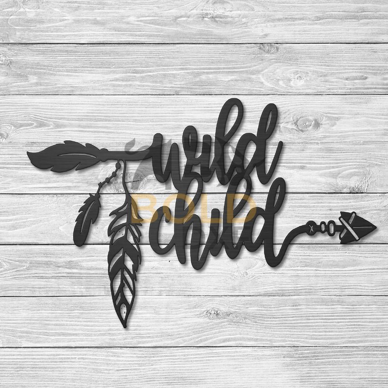 Wild Child DXF & SVG - Etsy
