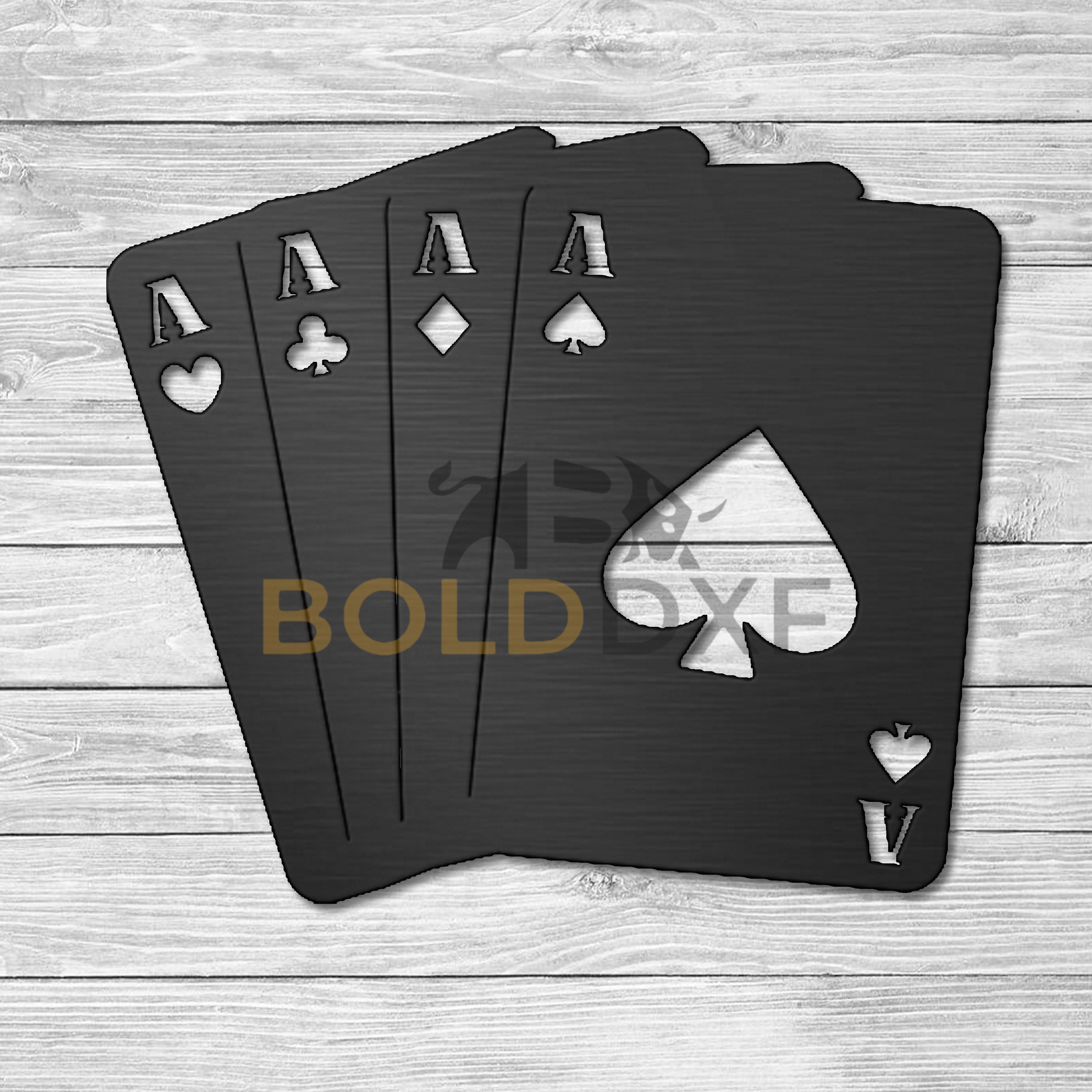 4 Aces DXF & SVG - Etsy
