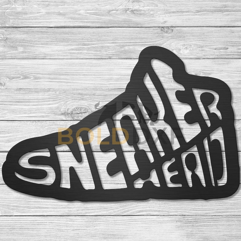 Sneaker Head DXF & SVG - Etsy