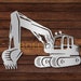 Excavator DXF & SVG - Etsy