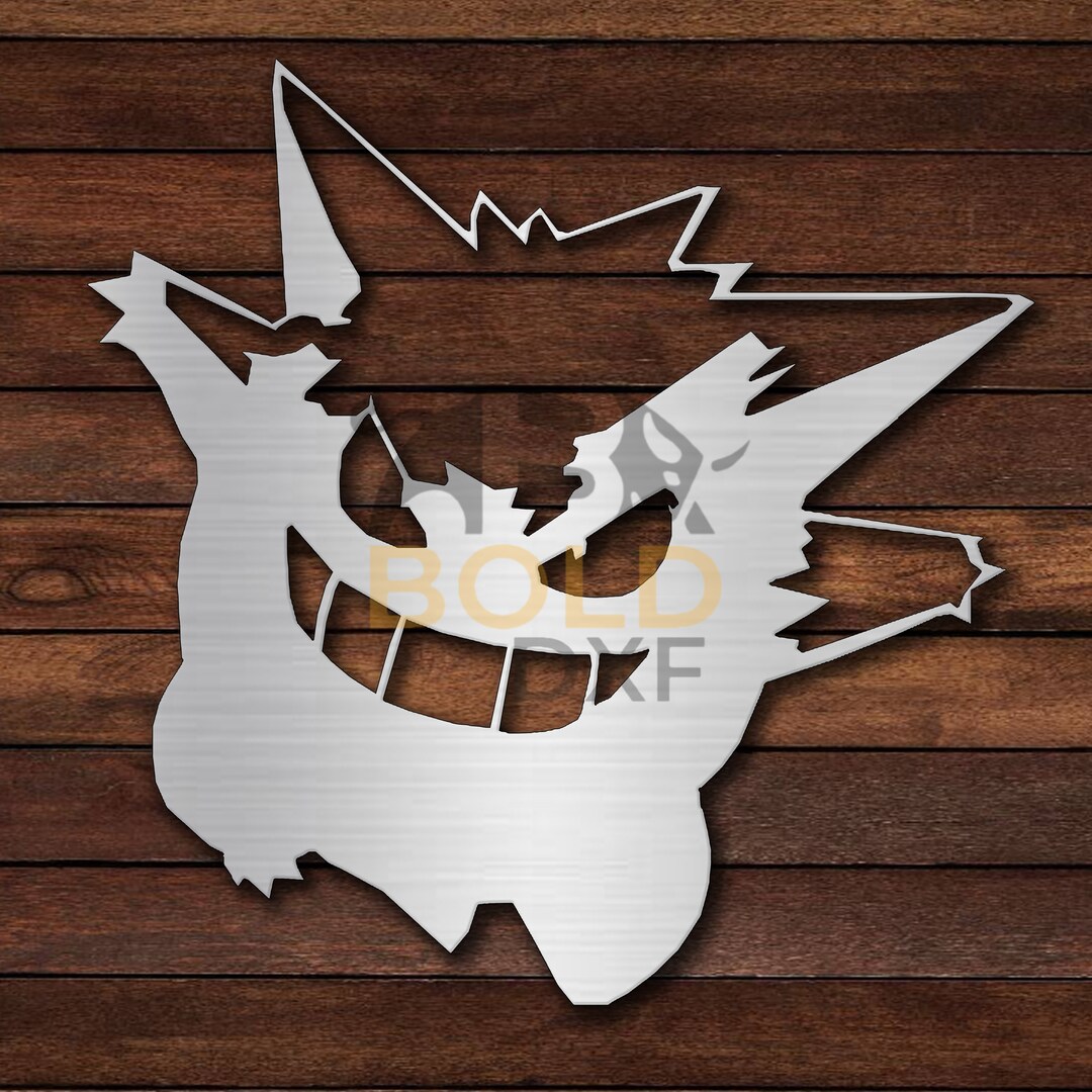 Gengar DXF & SVG - Etsy UK