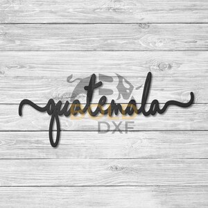 Guatemala Design 4 DXF & SVG - Etsy