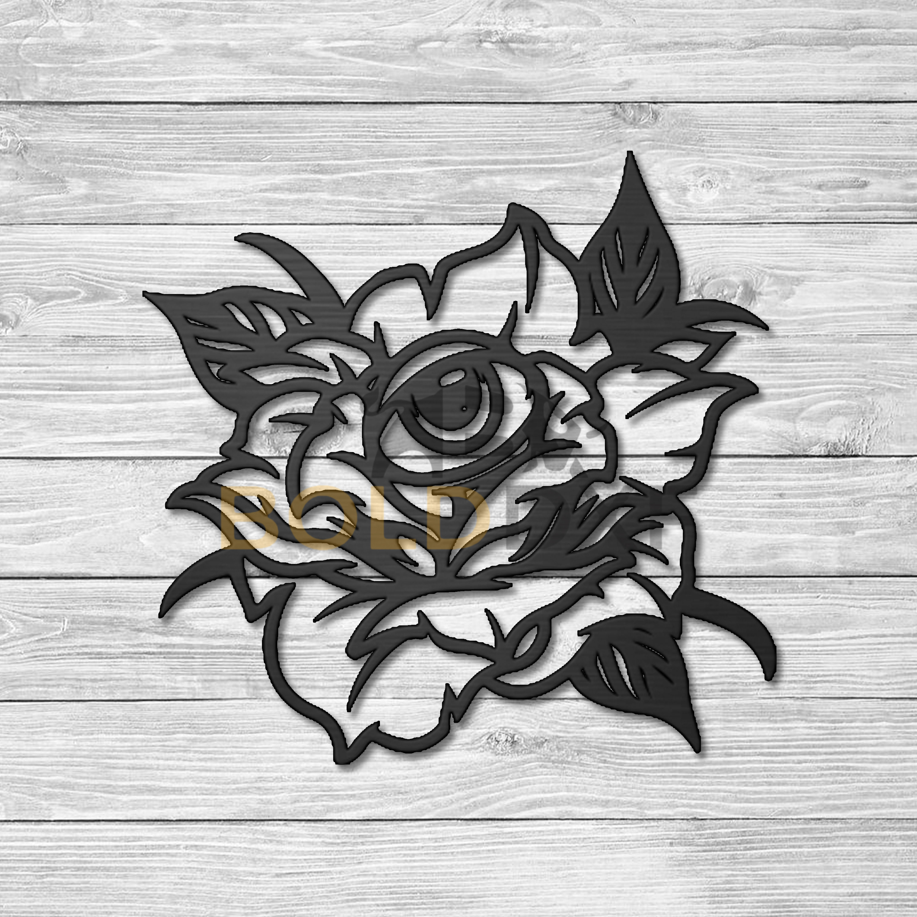 Rose With Eye DXF & SVG - Etsy