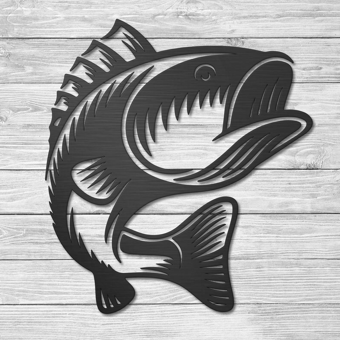 Bass Fish DXF & SVG - Etsy