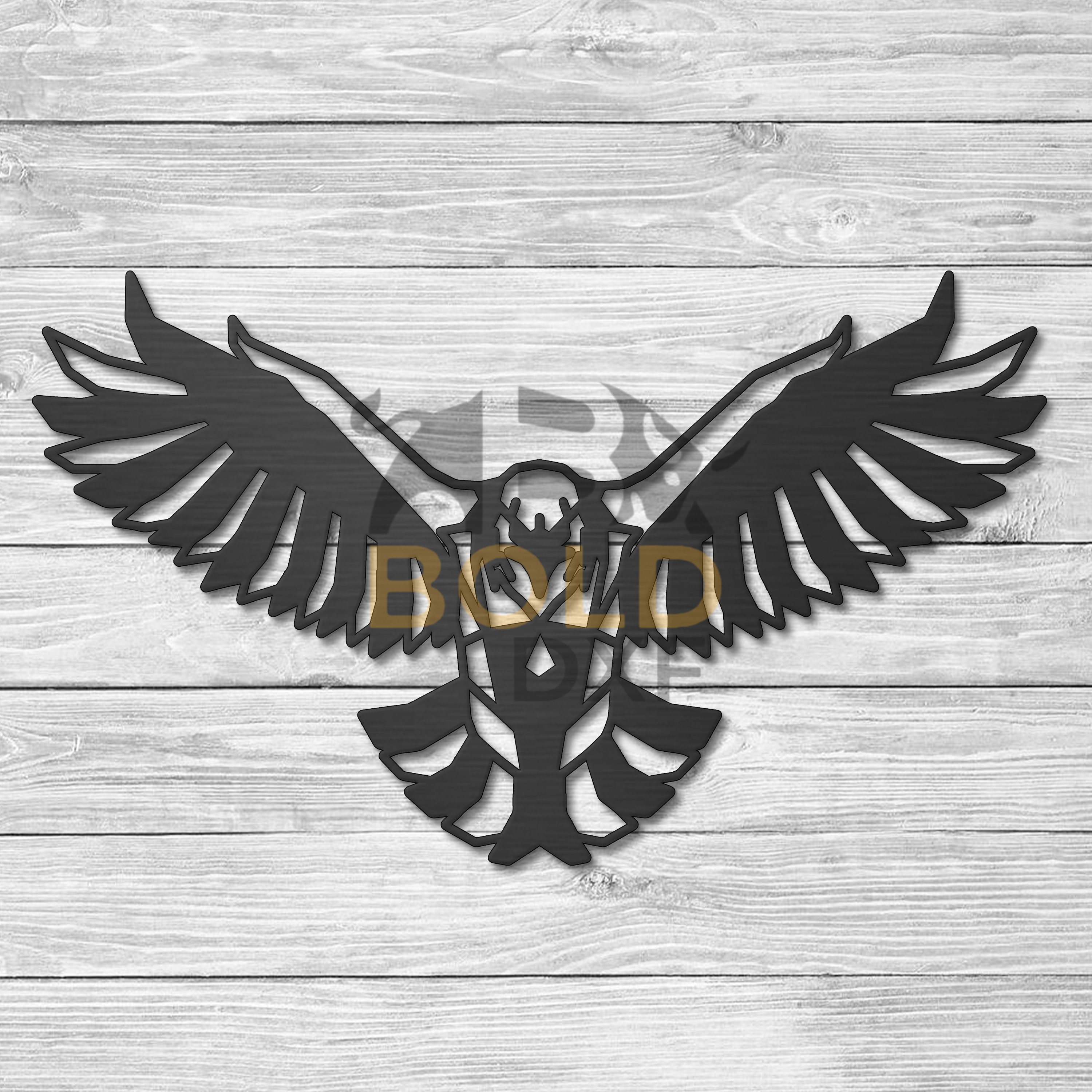 Geometric Eagle DXF & SVG - Etsy