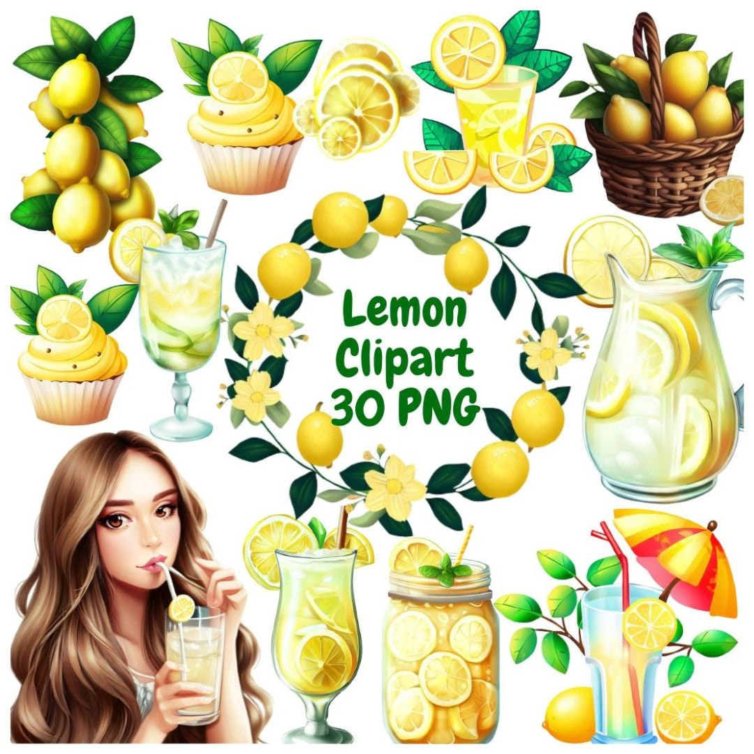 Watercolor Fruits PNG Clip Art Mega-bundle, Fruit Graphics, Transparent ...