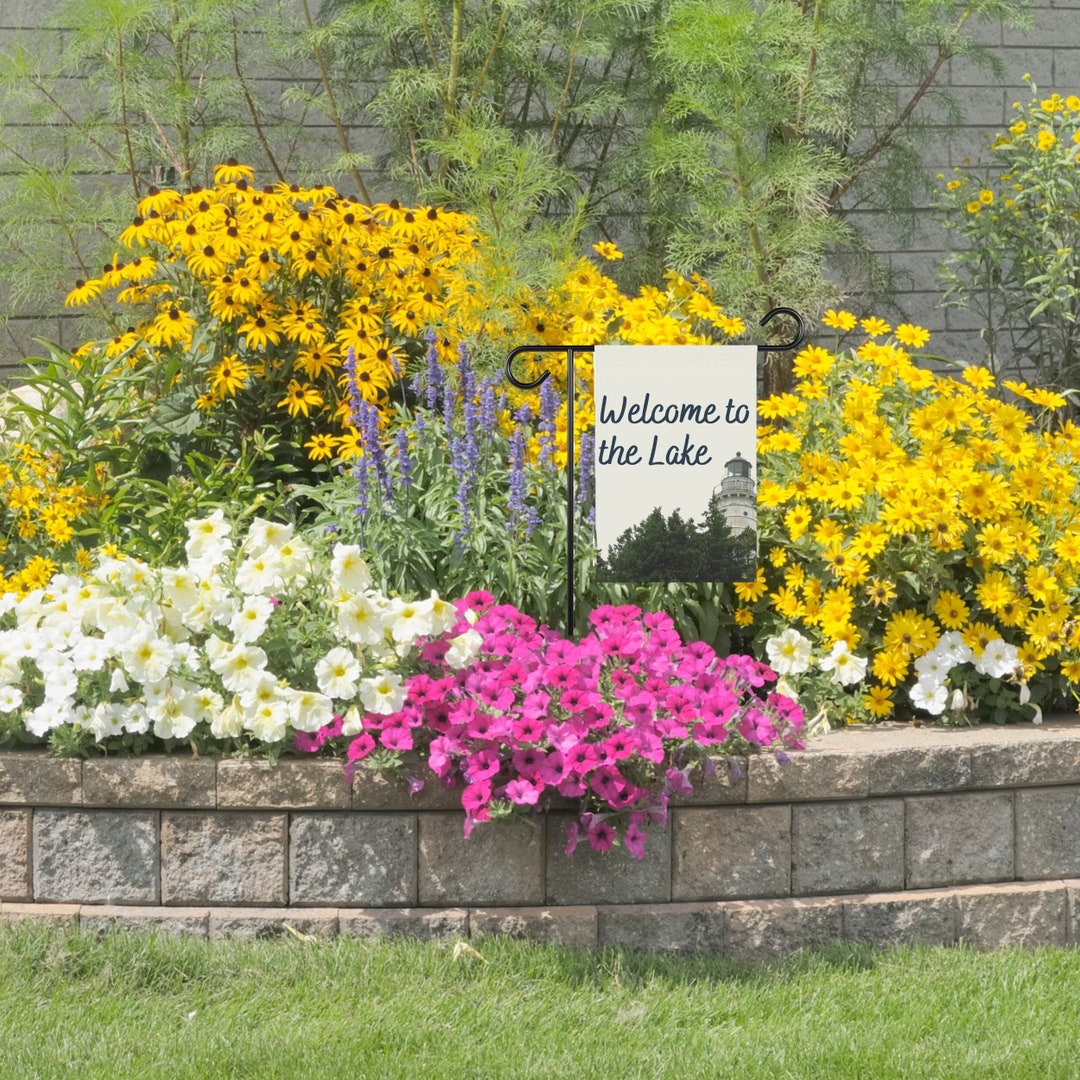 Lake Home Garden Banner Welcome to the Lake Garden Flag Lake Life ...