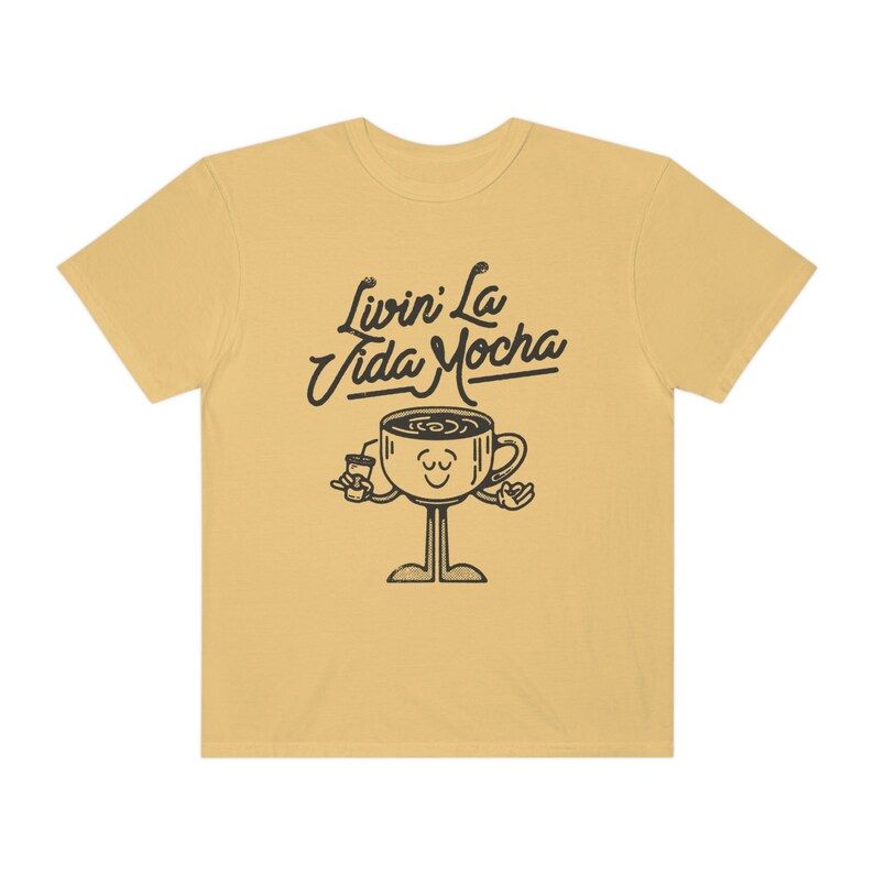 Camiseta Coffee Capuccino, camiseta estética Y2k, camiseta Livin' La ...