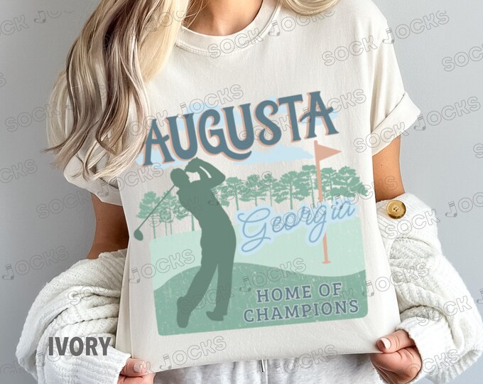 Augusta Georgia Golf Club T-shirt, Golf Lover Shirt Gift, Golfer Tshirt ...
