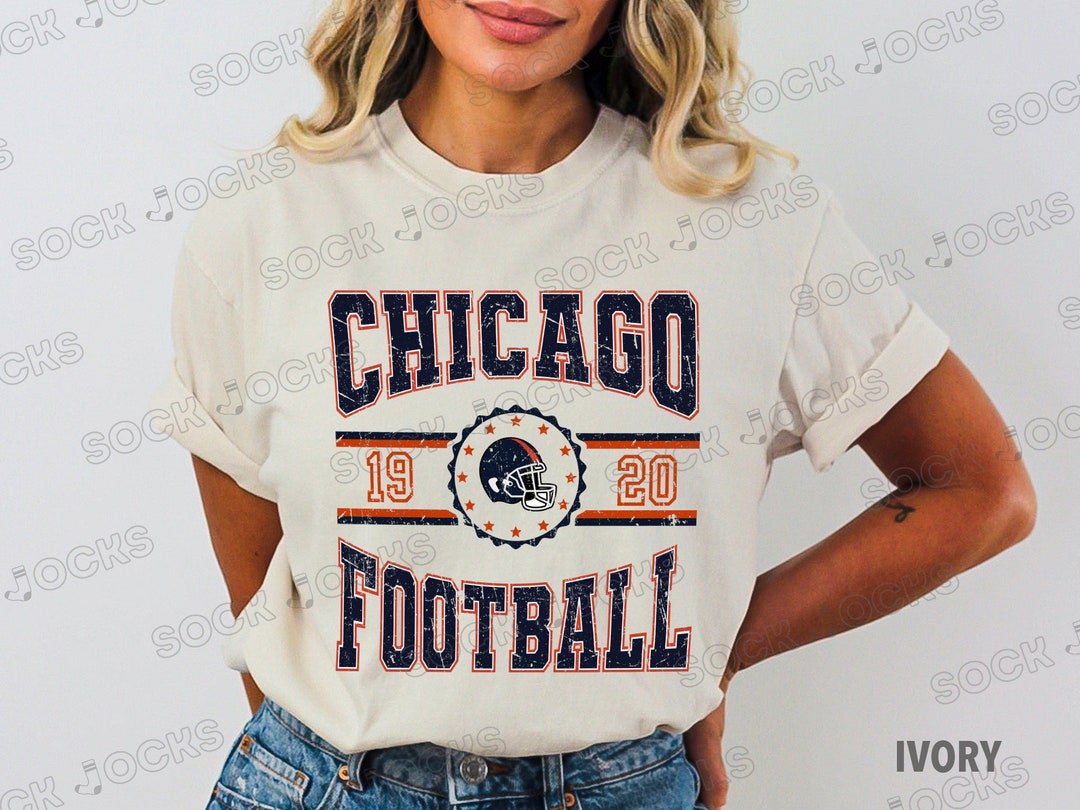 Vintage Chicago Bears Shirt, Retro Chicago Bears Tee Shirt, Comfort ...