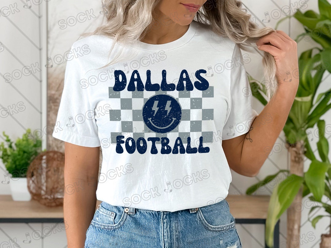 Groovy Cowboys Smiley Face Shirt, Retro Cowboys Football Shirt, Vintage ...
