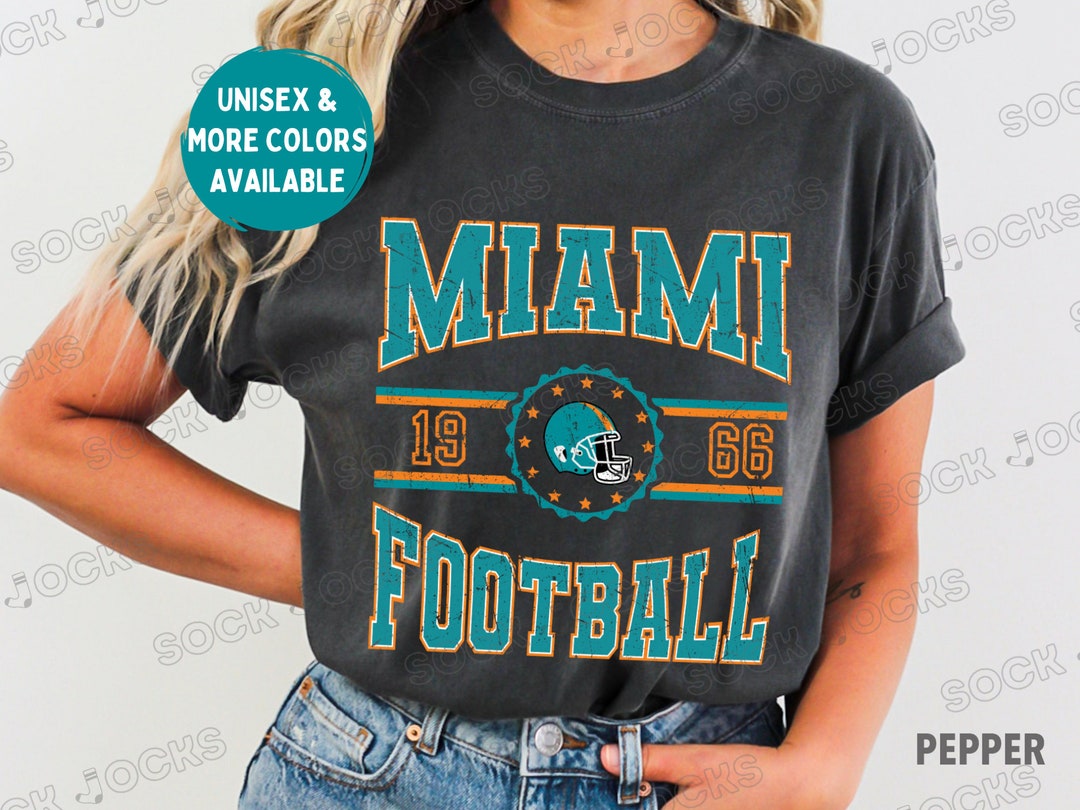 Vintage Miami Dolphins Shirt, Retro Miami Dolphins Tee Shirt, Comfort ...