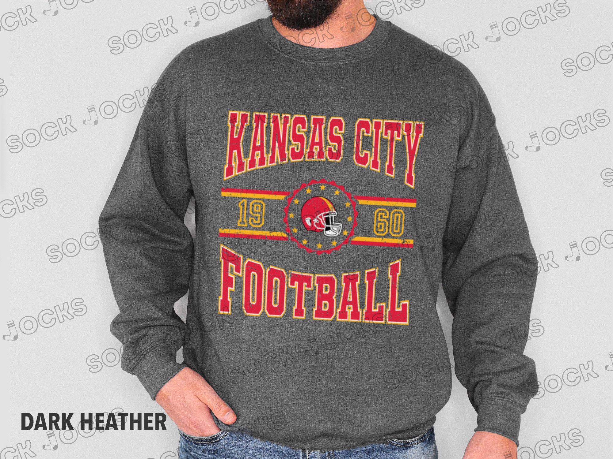 Kansas City Chiefs Sweatshirt, Vintage Kansas City Chiefs Crewneck ...