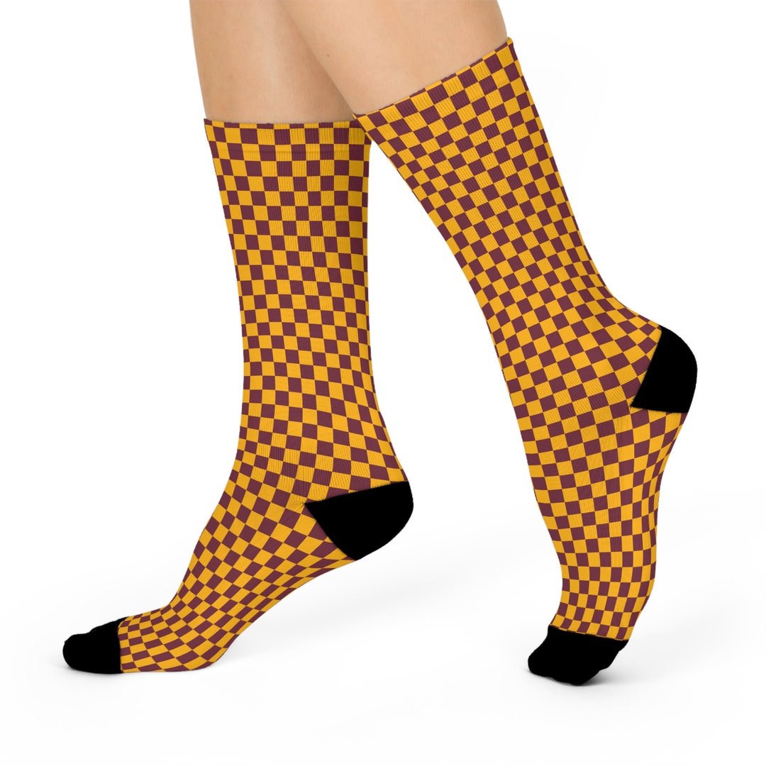 Washington Commanders Football Team Checkered Socks - Etsy