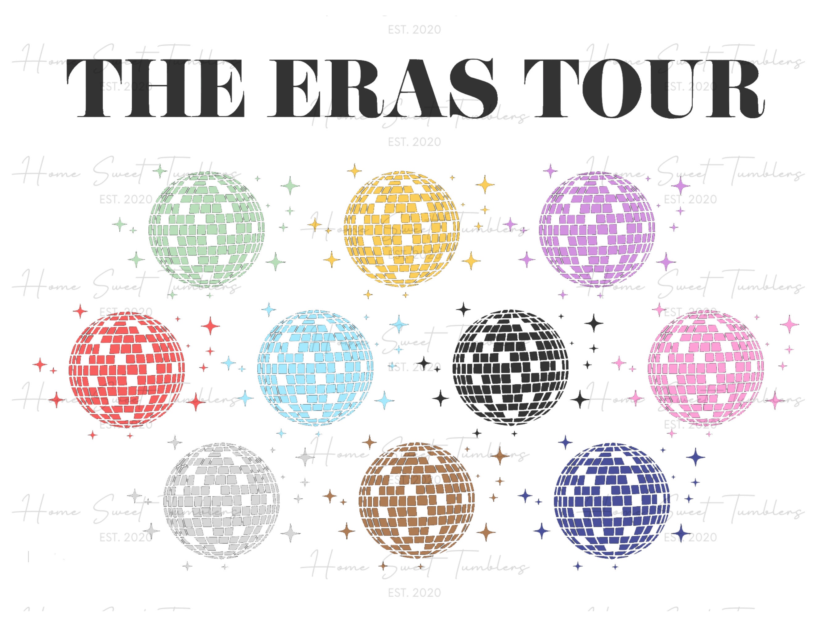 The Eras Tour Png Taylor Swift Digital File Mirrorball Eras Disco