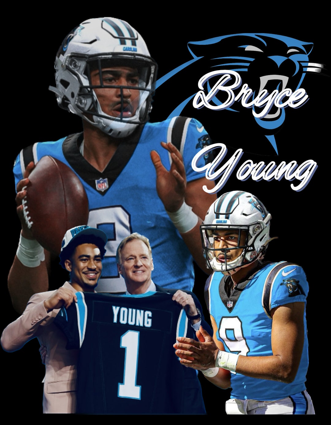 Bryce Young T-shirt - Etsy