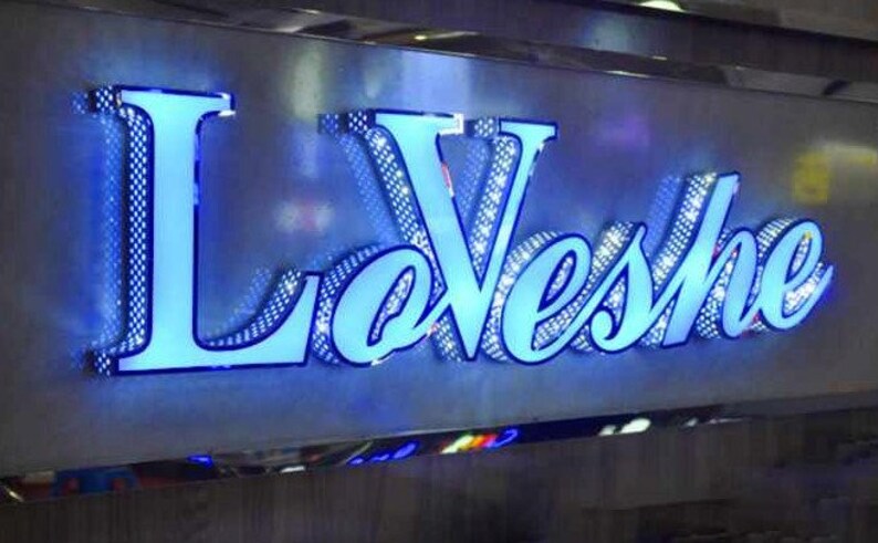 Letras iluminadas letrero 3D letrero LED 3D exterior e - Etsy México