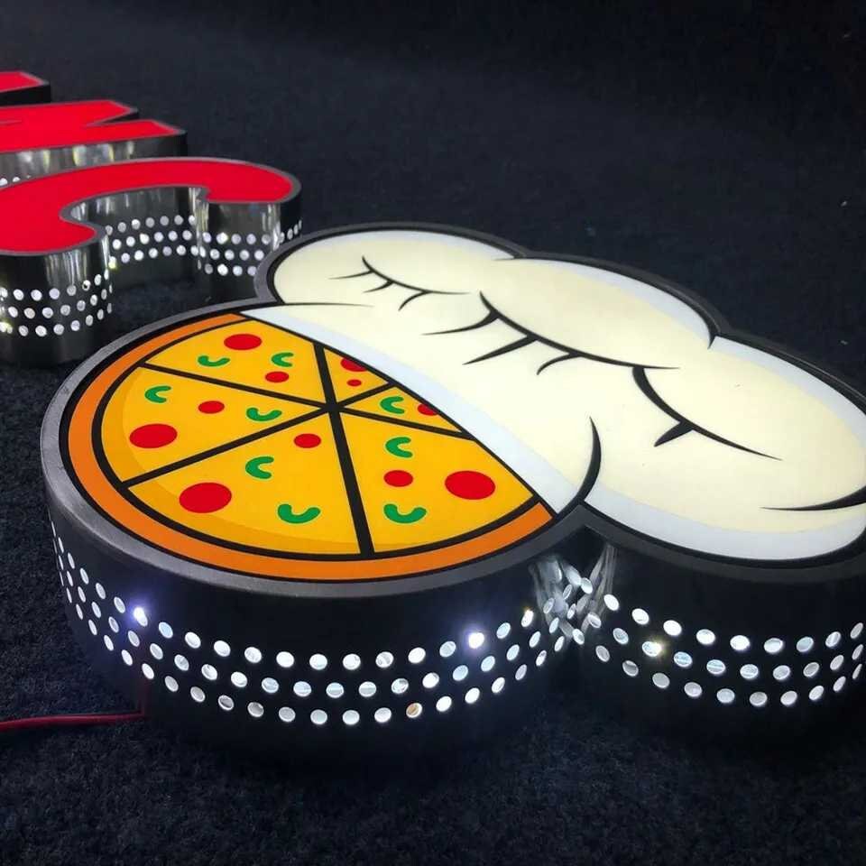 Letras iluminadas, letrero 3D, señalización LED 3D, exterior e interior ...