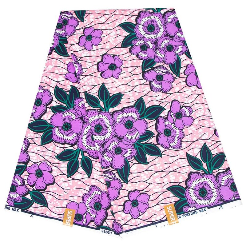Purple African Fabric - Etsy