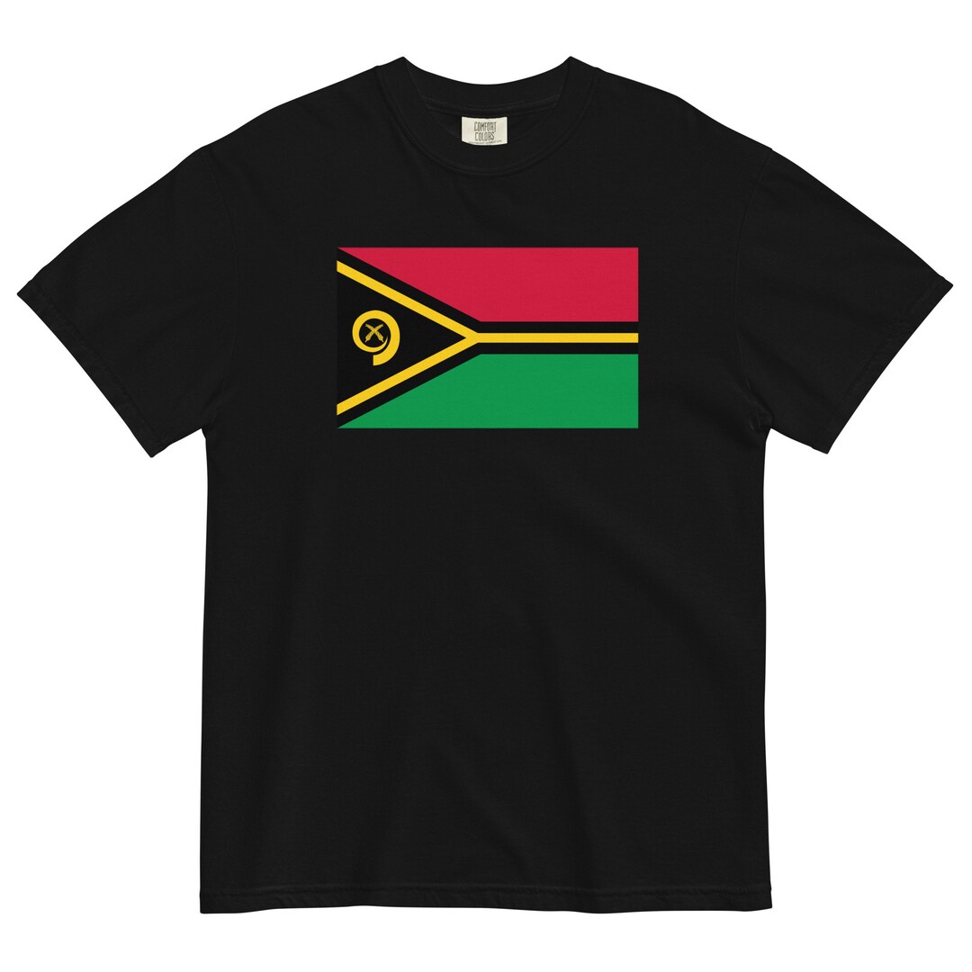 Vanuatu Flag Shirt | Patriotic Ni-vanuatu Roots T-shirt | National ...