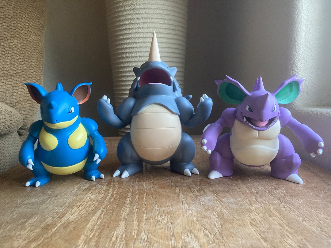 Pokémon GK Nidoqueen, Nidoking, Rhydon Statue Figure Figurine - Etsy