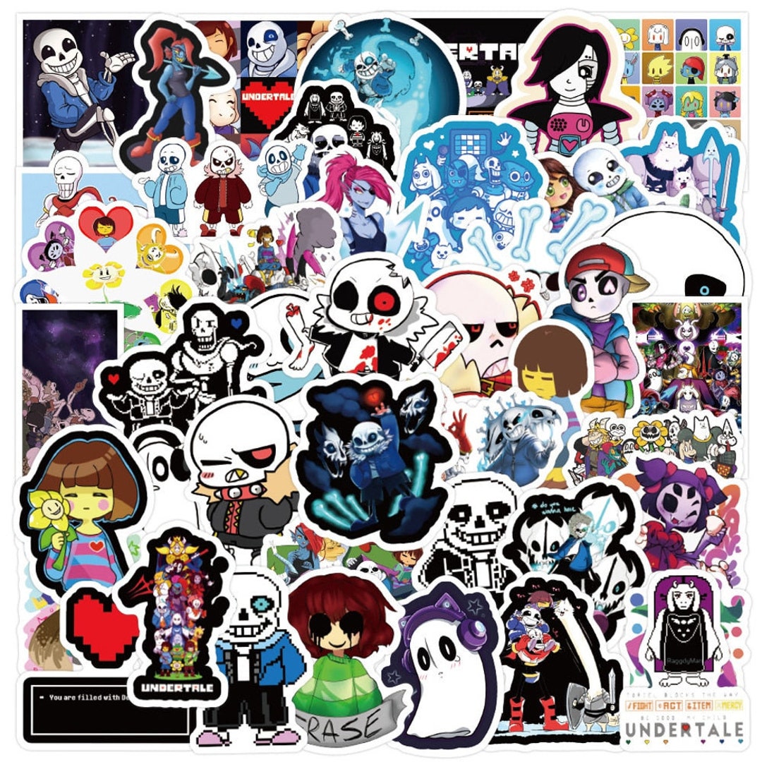Undertale Stickers Sticker Stickers Art Sticker Artwork Decal Gift for ...