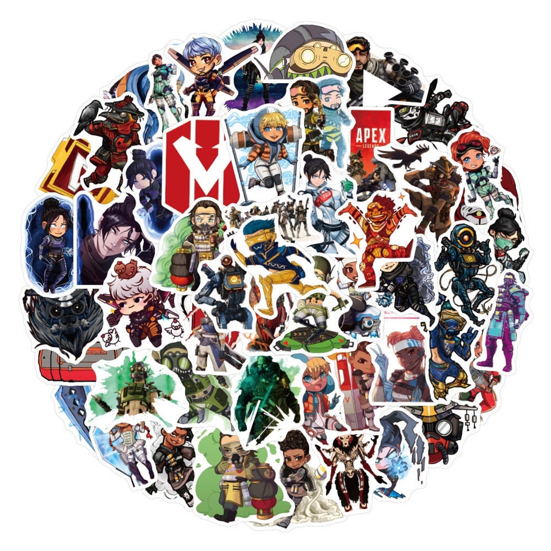 Apex Legends Sticker Stickers Stickers Art Sticker Artwork Decal Gift ...