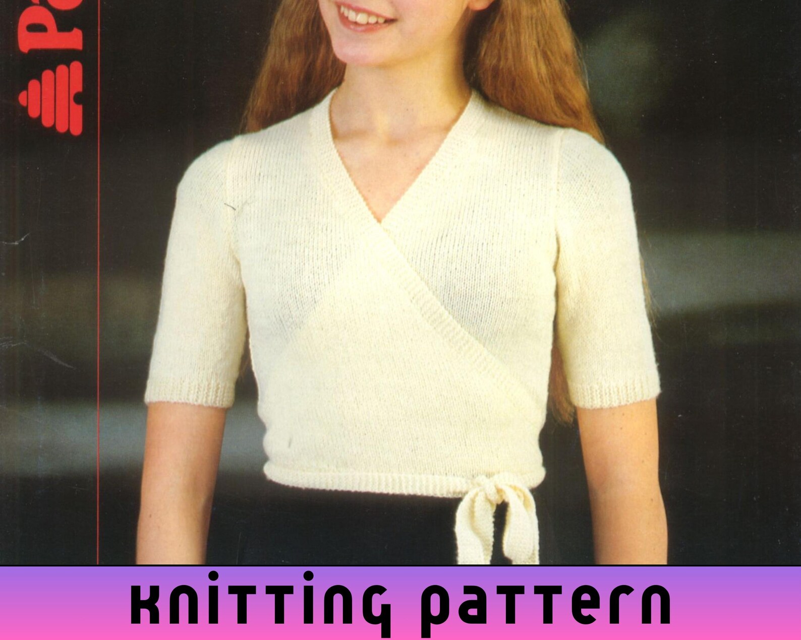 Ballet Wrap Top Knitting Pattern Wrapped Top Pattern Girl Ballet ...