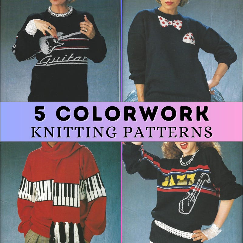 Guitar Sweater Womens - Etsy UK