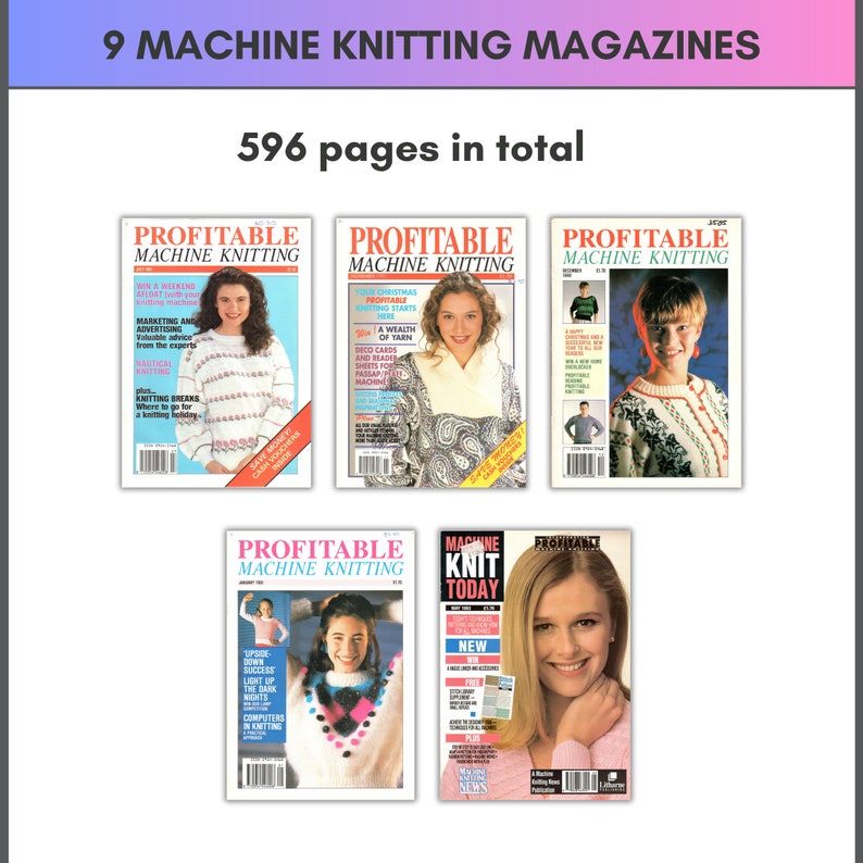 Machine Knitting Patterns Standard Gauge Flatbed Punchard Fair Isle ...