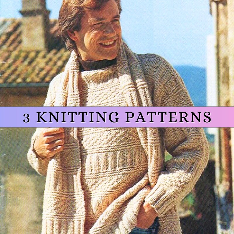 Patons Knit Pattern - Etsy