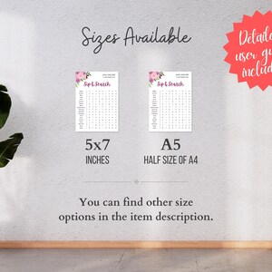 Blooming Bouquet: A Floral Word Search Puzzle Template With Pink Rose ...